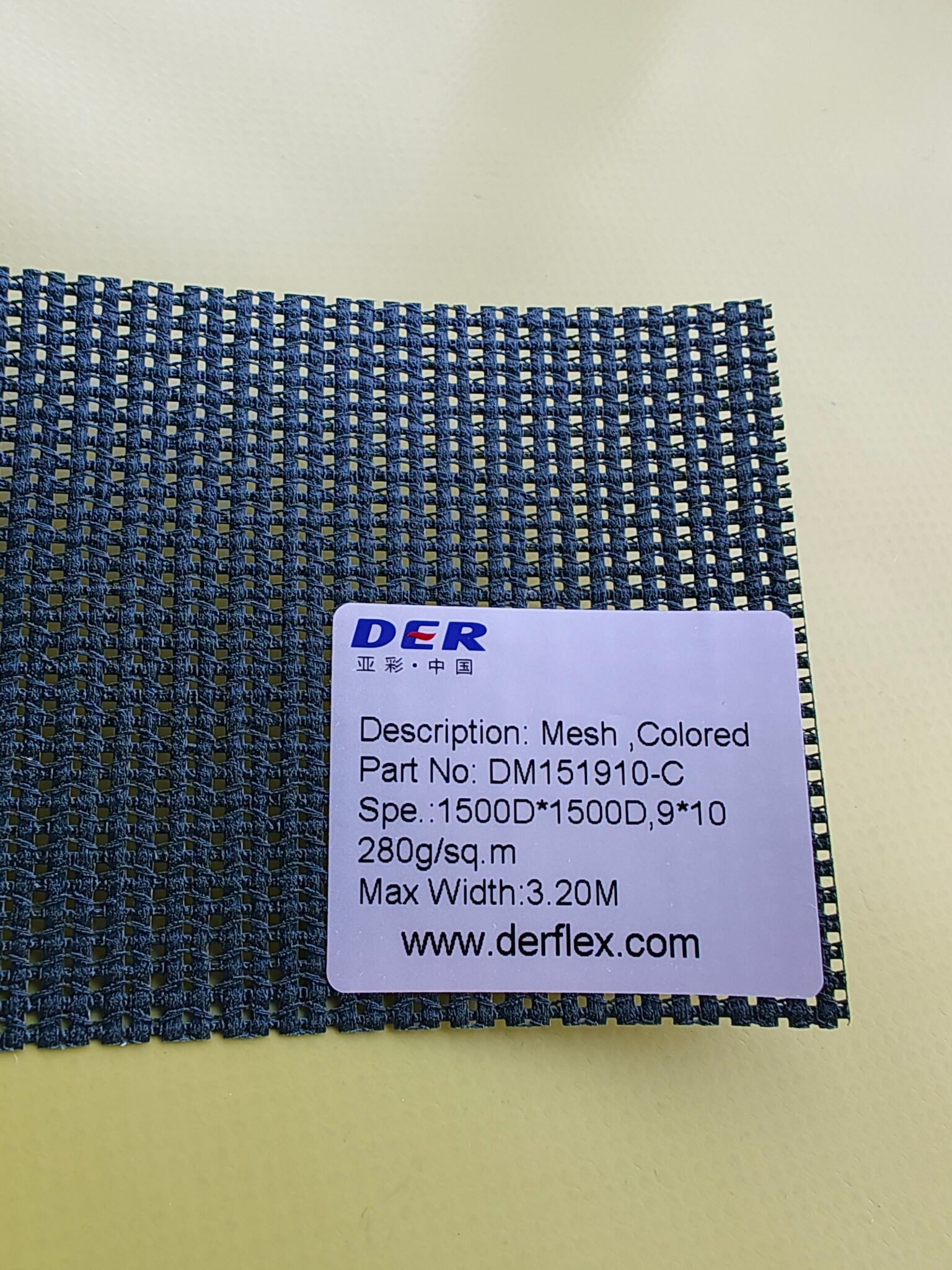 Colored Mesh Fabric - Awnings & Projector Screen | DerFabric