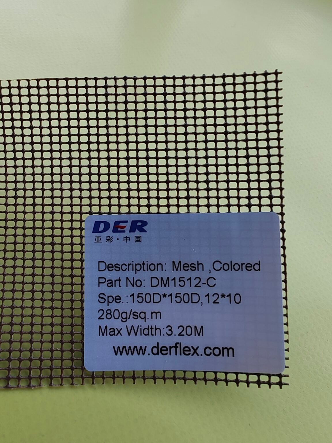 Colored Mesh Fabric - Awnings & Projector Screen | DerFabric